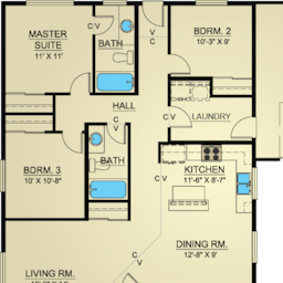 HiLine Homes Plan 1248