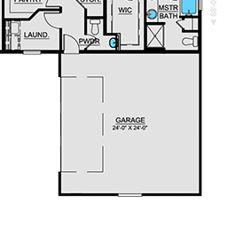 HiLine Homes Plan 2443R